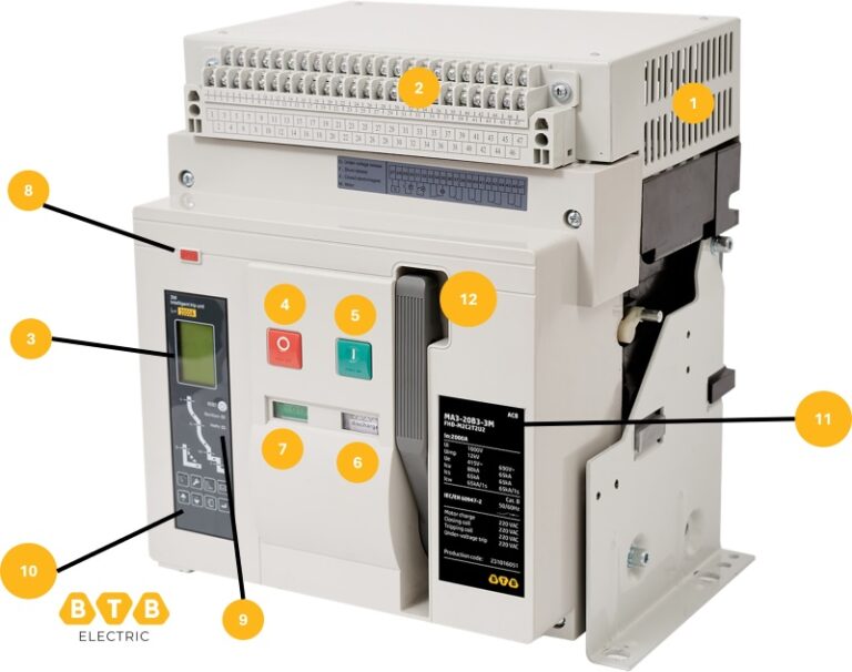 What is an Air Circuit Breaker (ACB)? Structure and principle of operation