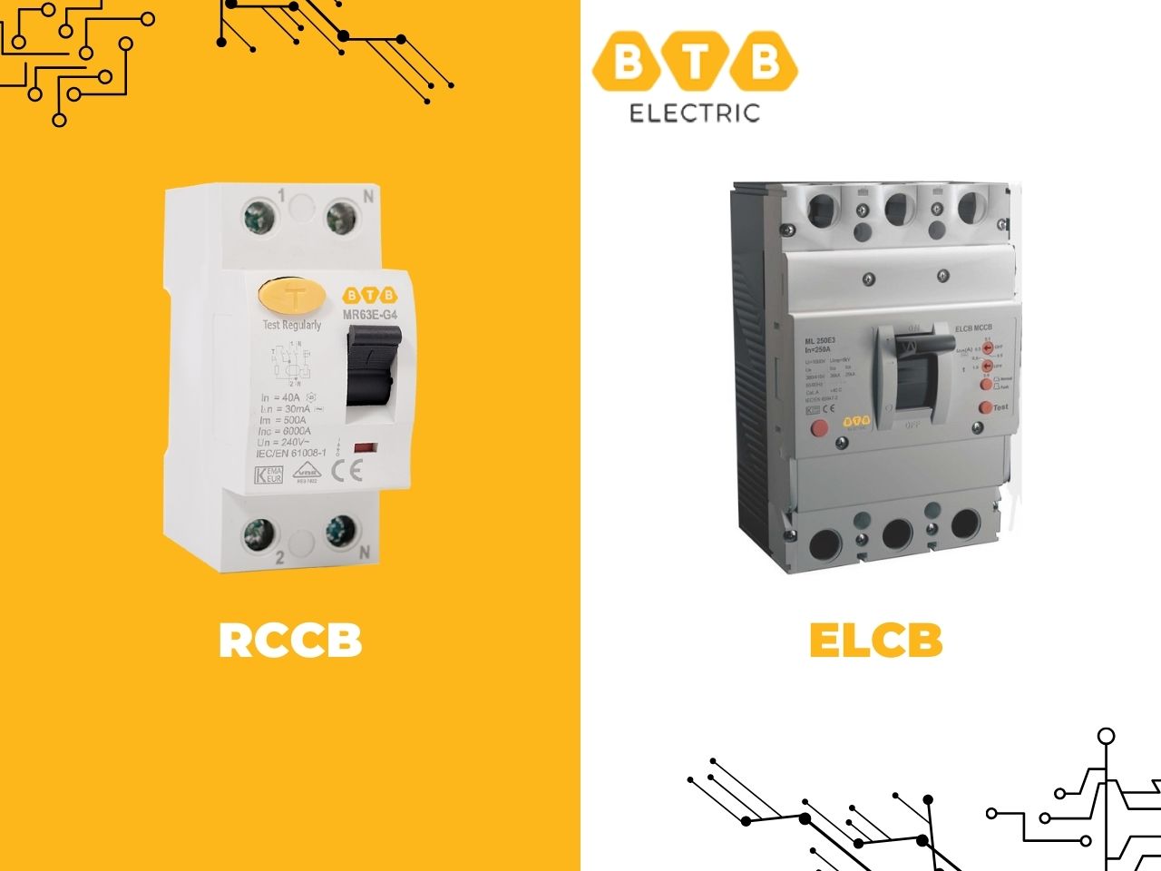 RCCB là gì? Cấu tạo, tính năng và ứng dụng thực tế