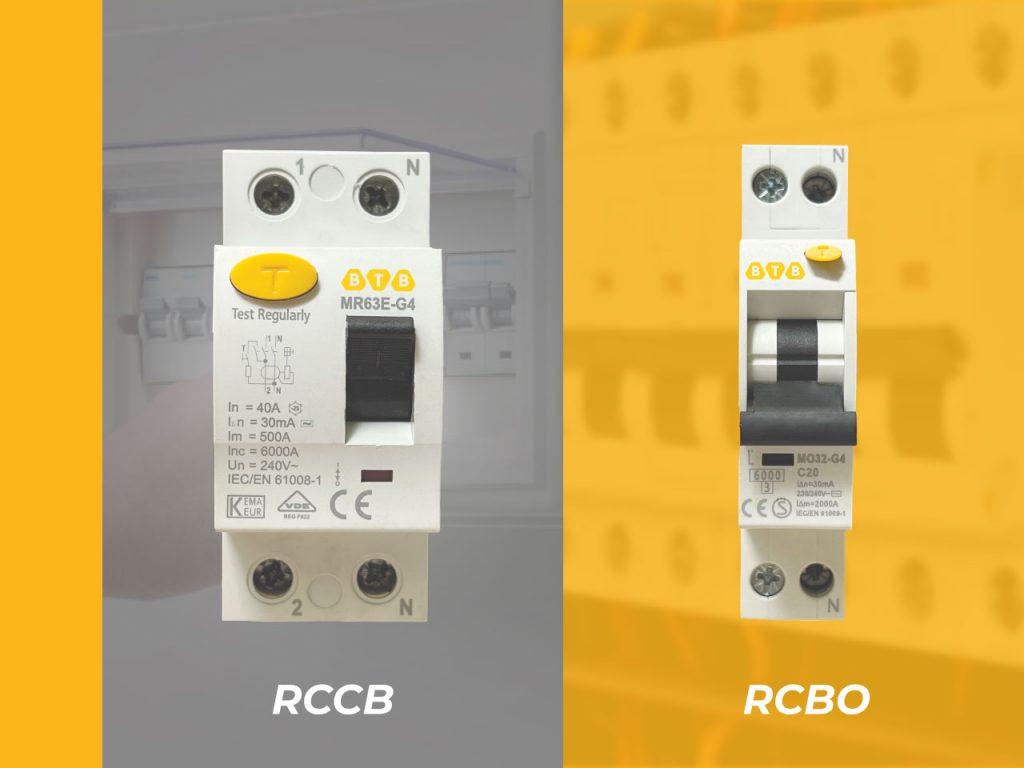 So sánh RCBO và RCCB - Những điểm giống và khác nhau